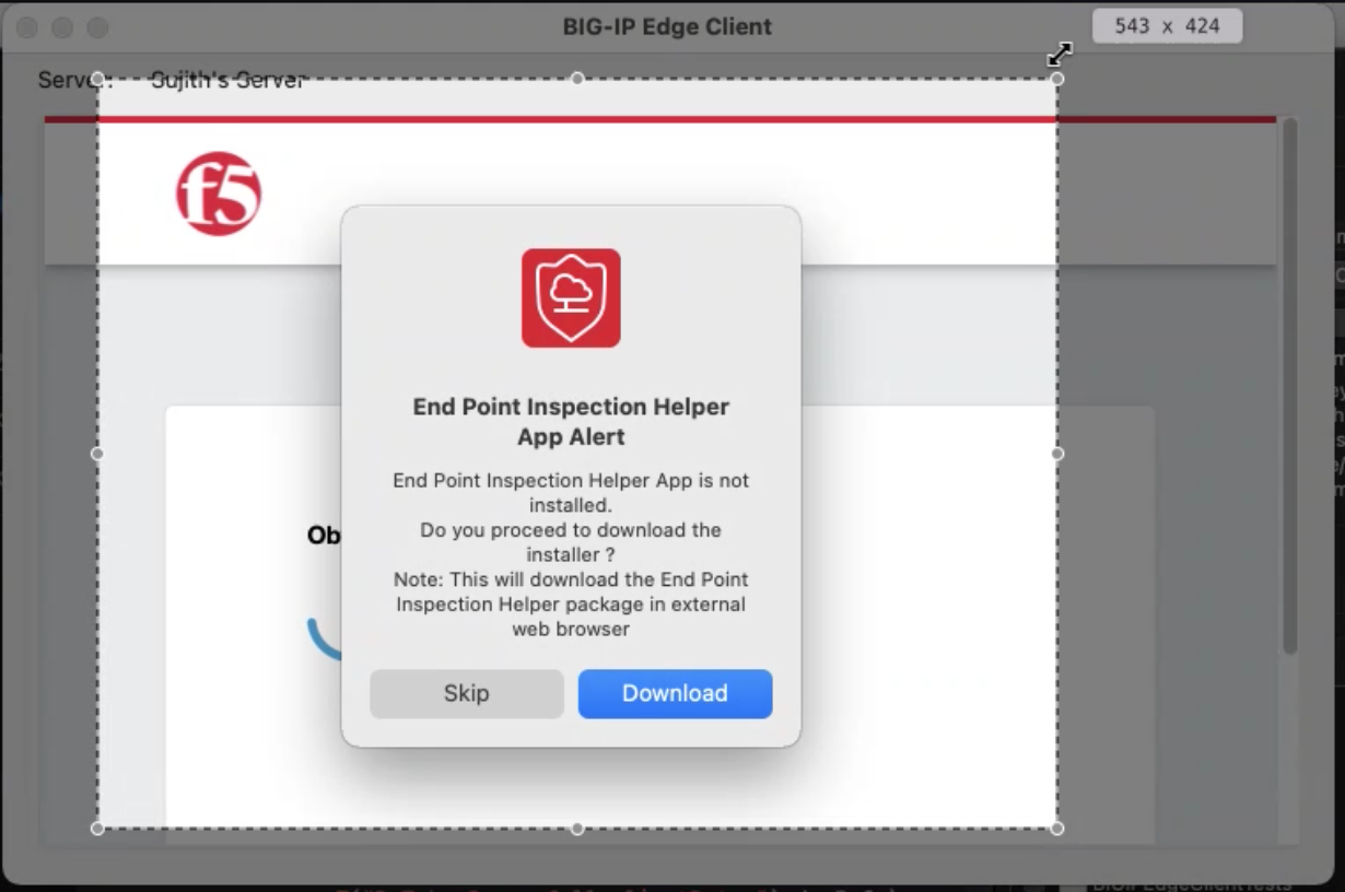 MacOS Edge Client- Mid 2023 Change of Behaviour