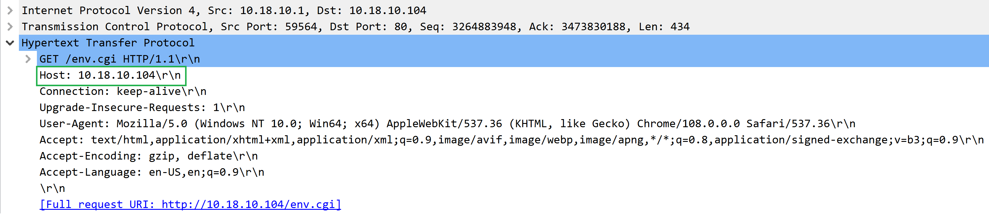 Change HTTP host header from an IP address to an FQDN using iRule