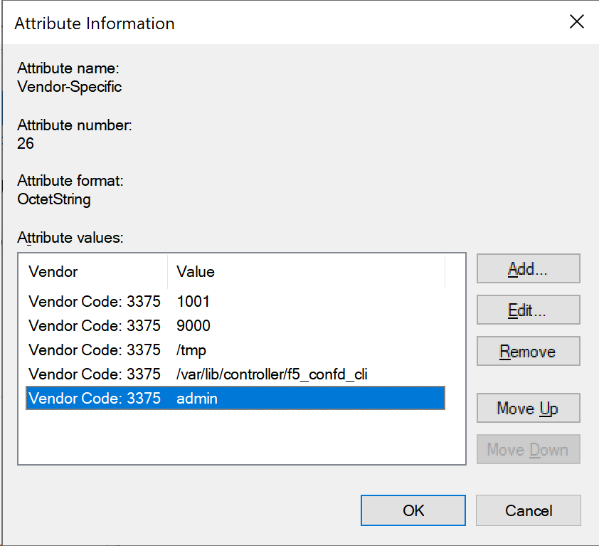 [F5OS-A] How to assign USER ROLE attributes on RADIUS external ...
