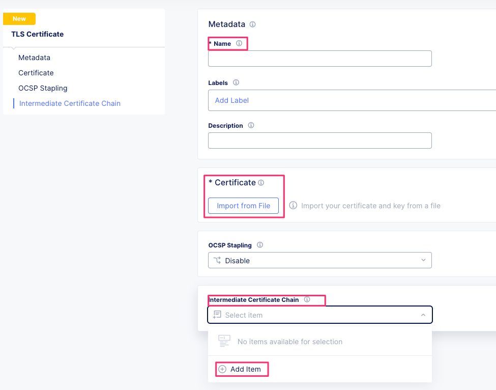 How to upload TLS Certificate to the F5 XC?