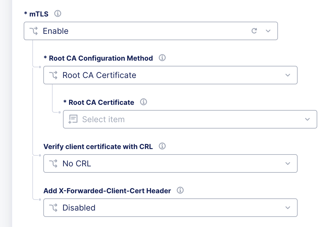 How do I configure mTLS?