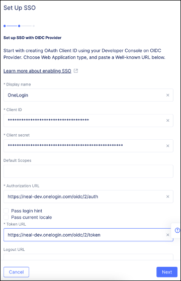 How to configure OneLogin SSO with F5 Distributed Cloud