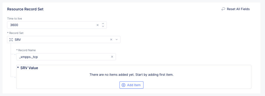 Working with SRV Records