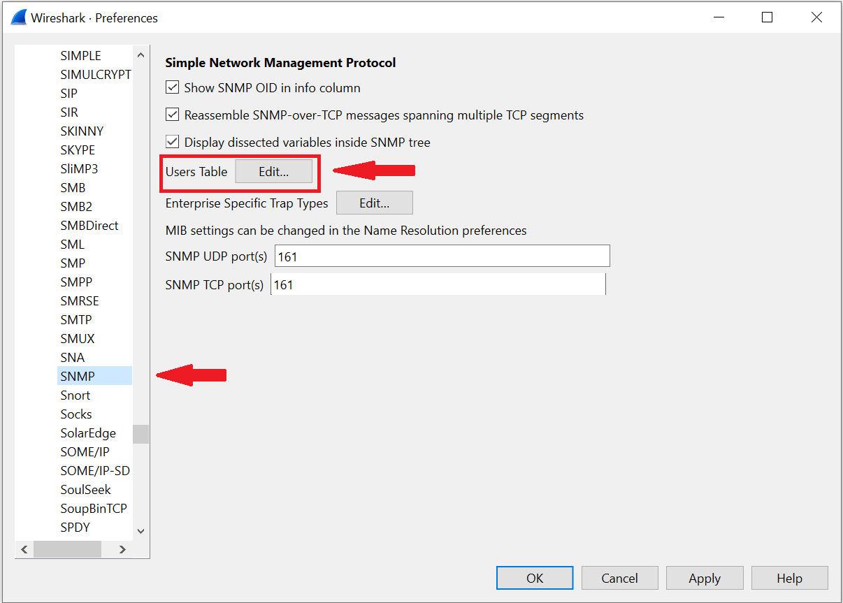 SNMP v3 troubleshooting
