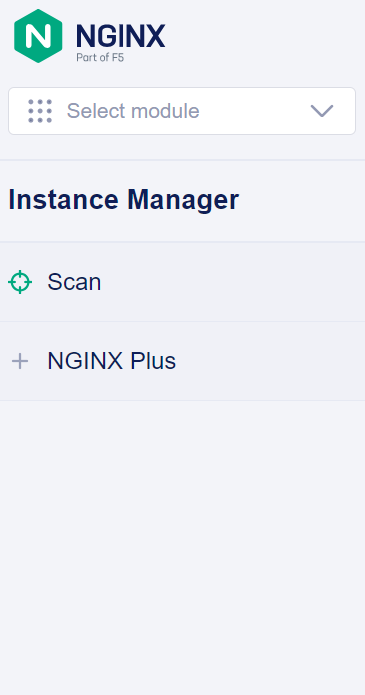 Menu empty on NGINX Instance Manager