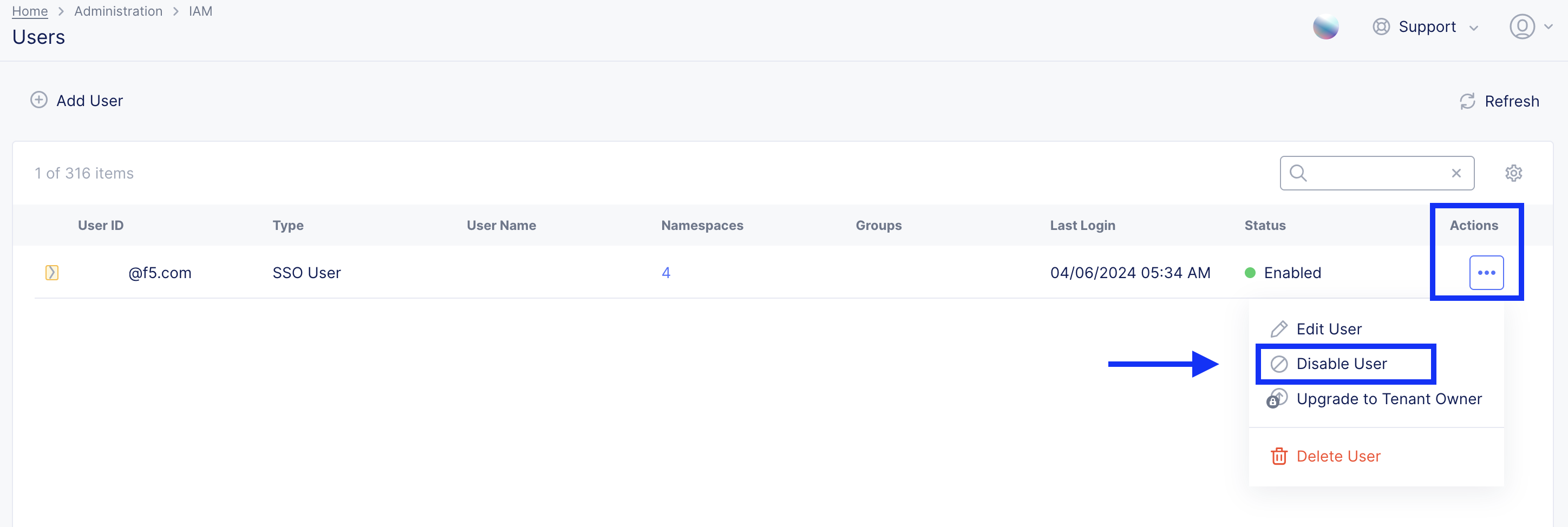 User Account Management and Session Timeout in the XC Console