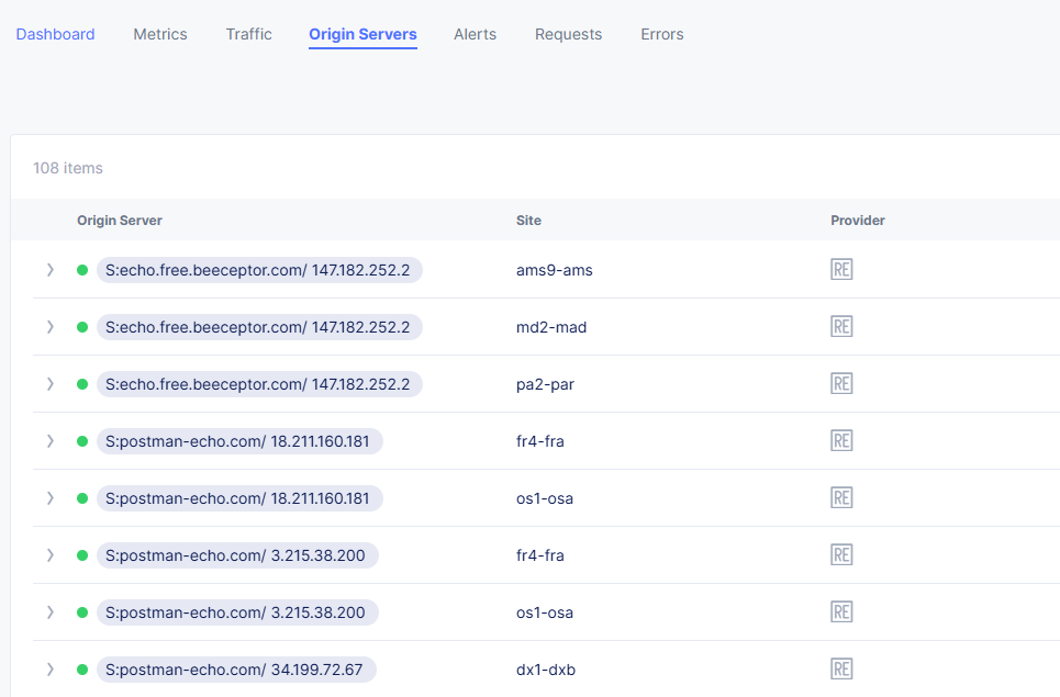 How to move traffic between origin servers without interruption