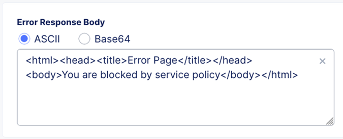 What is the Custom Error Response feature?