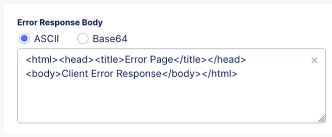 What is the Custom Error Response feature?