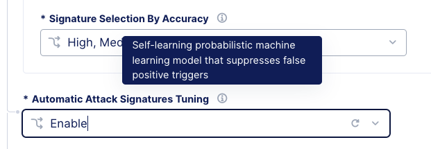What is the "Automatic Attack Signatures Tuning" feature?