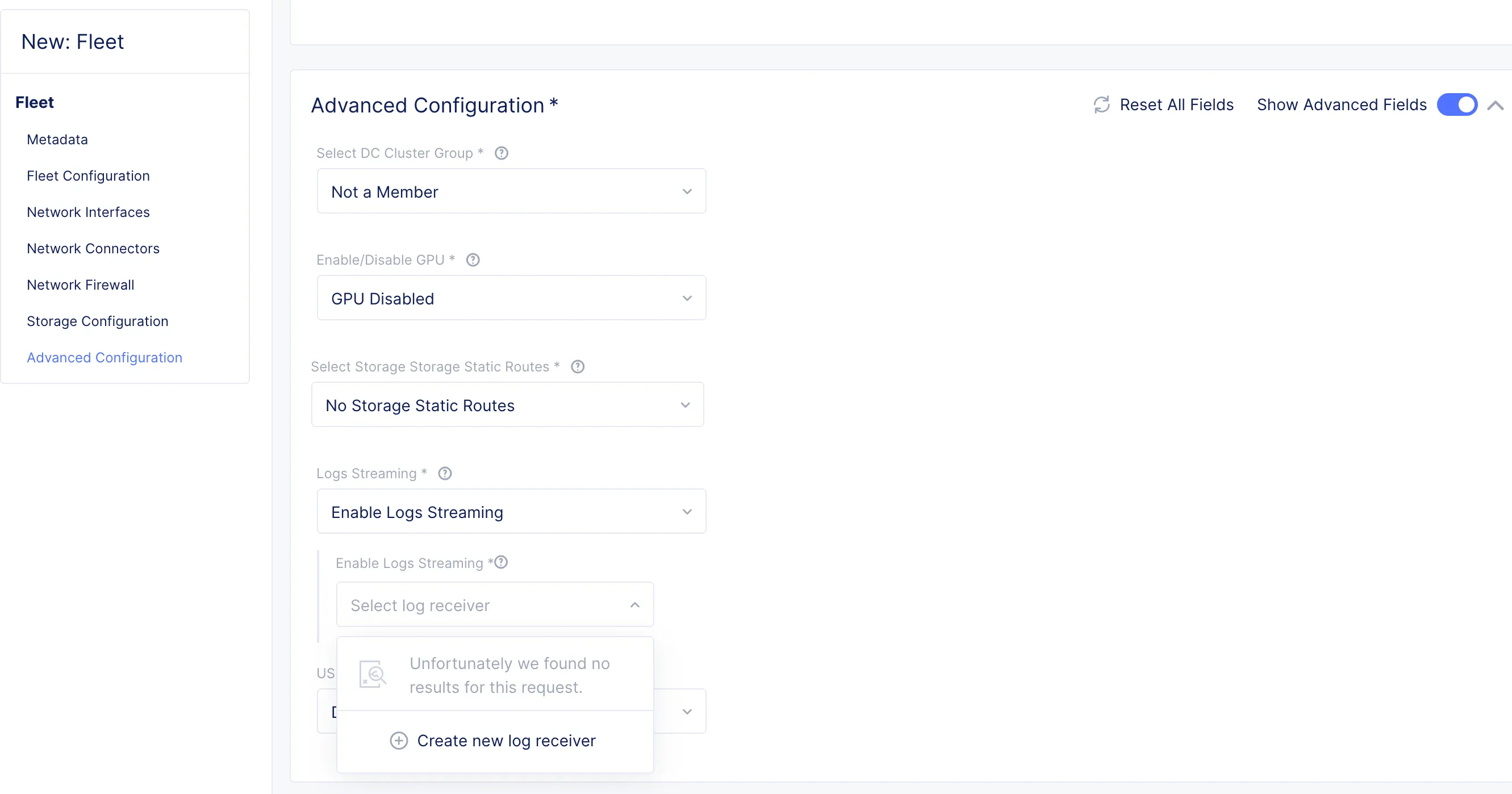 How to Configure Streaming of Logs