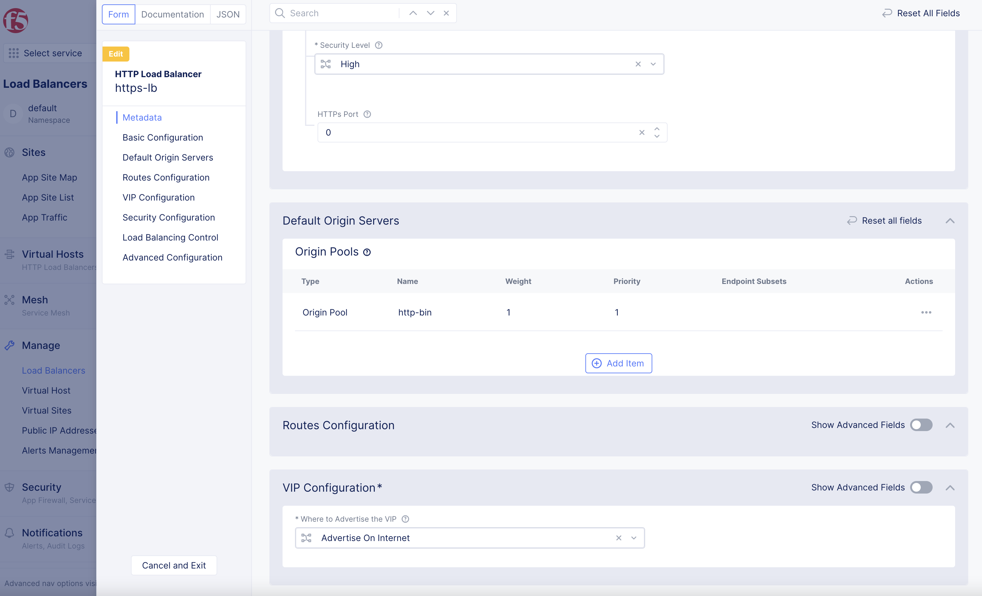 How can I ensure that Load Balancers Matching Headers in Routes?